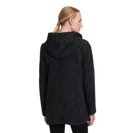 Gil Bret Damen Wolljacke, schwarz, Gr. 40, unifarben, Web, Obermaterial: 32% Baumwolle, 27% Polyester, 18% Wolle, 18% Polyacryl, 5% sonstige Fasern,