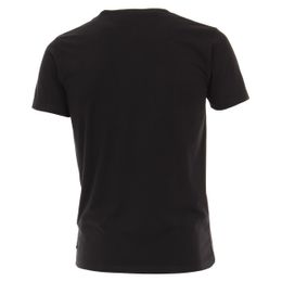 Venti Herren T-Shirt "Venti T-Shirt Doppelpack uni", schwarz, Gr. M, 95% Baumwolle, 5% Elasthan, Shirts
