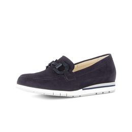 Gabor Damen Slipper "Slipper", Gr. 39, blau, Schuhe