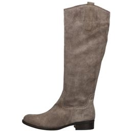 Gabor Damen Stiefel "Gabor Stiefel Veloursleder", Gr. 37,5, grau, Veloursleder, Schuhe