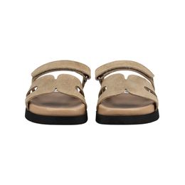 Steve Madden Damen Pantolette "Steve Madden Pantoletten Leder", Gr. 38taupe, Leder, Schuhe