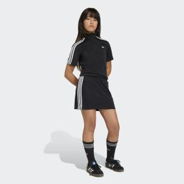 M&auml;dchen Shirtkleid "FIREBIRD"schwarz, wei&szlig;, Gr. 128, adidas originals, Obermaterial: 100% Polyester, Kleider, sportlicher Stil, mit Rei&szlig;verschluss,