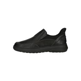 Clarks Herren Slipper "Mullan Step", Gr. 40, schwarz, Leder, Schuhe, mit leichter Einstieg-Fersenkonstruktion