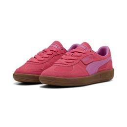 Puma M&auml;dchen Sneaker "PALERMO JR", Gr. 37,5, rosa, Leder, unifarben, Schuhe, niedrige Schuhh&ouml;he, mit Schn&uuml;rung, nicht herausnehmbare Innensohle