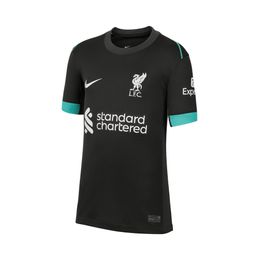 Nike Funktionsshirt 'FC Liverpool 24-25 Ausw&auml;rts' Jungen Gr&ouml;&szlig;e 134 t&uuml;rkis / anthrazit / wei&szlig;