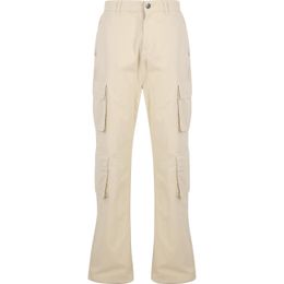 DEF Herren Cargohose "DEF Herren DEF Cargopant"beige, Gr. 30, unifarben, 97% Baumwolle, 3% Elasthan, Hosen