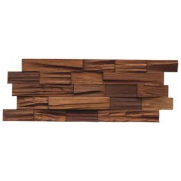 Wandverkleidung Axewood Fsc, Braun, Holz, Bangkirai, Holz, 20x1.8x50 cm, Fsc, Tapeten & Wandverkleidungen, Wandverkleidung