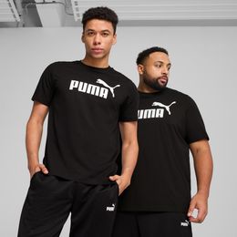 Puma Herren T-Shirt "ESS NO 1 LOGO TEE", schwarz, Gr. XL, bedruckt, Jersey, Obermaterial: 100% Baumwolle, Shirts, sportlicher Stil, Kurzarm,
