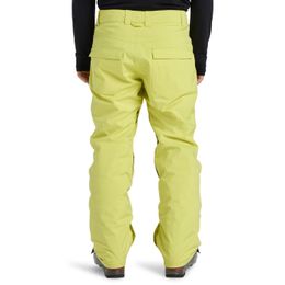 Quiksilver Herren Snowboardhose "Estate", gelb, Gr. L, Obermaterial: 100% Polyester., Hosen