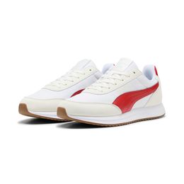 Puma Damen Sneaker "R78 LIGHTWIND", Gr. 47, rot, Textil, mehrfarbig, Schuhe, f&uuml;r vielseitige Alltagsabenteuer, atmungsaktiv, mit Schn&uuml;rverschluss