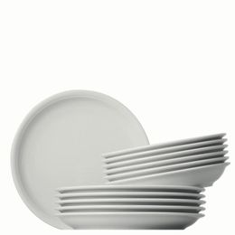 Thomas Tafelservice Trend wei&szlig;, Wei&szlig;, Keramik, 12-teilig, 31.6x28.2x31.6 cm, robust, lebensmittelecht, Essen & Trinken, Geschirr, Geschirr-Sets, Tafelservice