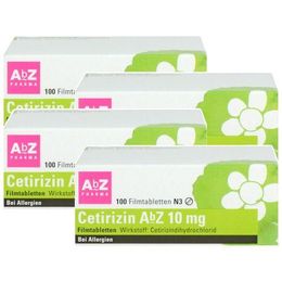 Cetirizin AbZ 10 mg Filmtabletten 4 St