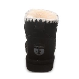Bearpaw Damen Winterboots "Yvonne", Gr. 39schwarz, Veloursleder, Schuhe, Schlupfstiefel, Snowboots mit Warmfutter