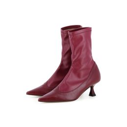 Evita PERLA women's ankle boots - smooth leather Bordeaux - 37
