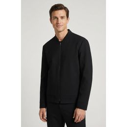 Cinque Herren Sweatjacke "CICROSS"schwarz, Gr. L, unifarben, Sweatware, Obermaterial: 52% Polyester, 21% Polyamid, 17% Viskose, 10% Elasthan,