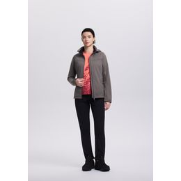 Icepeak Damen Softshelljacke "BOISE", gr&uuml;n, Gr. 46, Obermaterial: 100% Polyester, Jacken, wasserabweisendes Material, atmungsaktiv