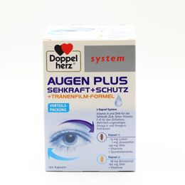 Queisser Doppelherz Augen plus Sehkraft+Schutz system Kaps. Set 240 St