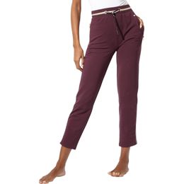 feel good Damen Dehnbund-Hose burgund Gr&ouml;&szlig;e 36/38