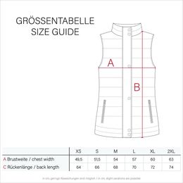 Marikoo Damen Steppweste "Zarinaa", gr&uuml;n, Gr. XS, Obermaterial: 100% Polyester. Futter: 100% Polyester. Wattierung: 100% Polyester, Westen, mit vier