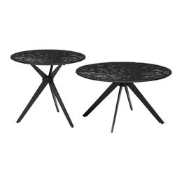 Couchtisch Conti Schwarz, 2er Set