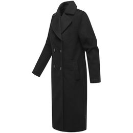 Navahoo Damen Langmantel "Sternlein 14", schwarz, Gr. L, Obermaterial: 90% Polyester, 10% Viskose. Innenfutter: 100% Polyester. &Auml;rmelfutter: 100%