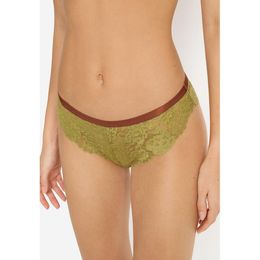 LSCN BY LASCANA Brasilslip gr&uuml;n Gr. 36/38 f&uuml;r Damen. Figurbetont