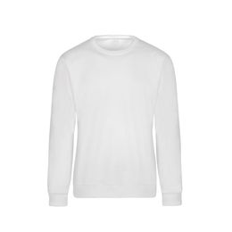 TRIGEMA Damen Sweatshirt "TRIGEMA Sweatshirt", wei&szlig;, Basic, Gr. M, Sweatware, 70% Baumwolle, 30% Polyester, Sweatshirts