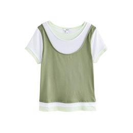next T-Shirt Damen Gr&ouml;&szlig;e 4XL jade / pastellgr&uuml;n / wei&szlig;