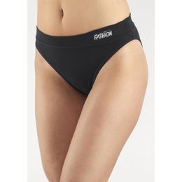 Damen Jazz-Pants Slips, PETITE FLEUR BY LASCANA, Gr. 36, schwarz, Single Jersey, Obermaterial: 95% Baumwolle, 5% Elasthan, unifarben, Unterhosen, aus