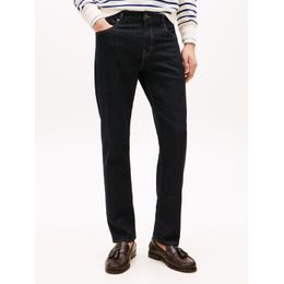 Tommy Hilfiger Herren Straight-Jeans "DENTON Straight Fit", blau, Gr. 30, Denim/Jeans, Obermaterial: 99% Baumwolle, 1% Elasthan, Jeans