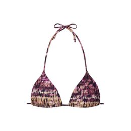 Dorina Damen Triangel-Bikini-Top "Amnesia", bunt, Gr. M, Microfaser, Obermaterial: 51% Polyester, 38% Polyamid, 11% Elasthan, Bikini-Oberteile, mit