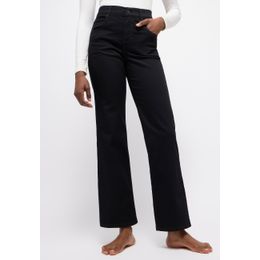Angels Damen 5-Pocket-Jeans "Lara", schwarz, Gr. 34, unifarben, Denim/Jeans, Obermaterial: 67% Baumwolle, 28% Polyester, 5% Elasthan, Jeans, mit