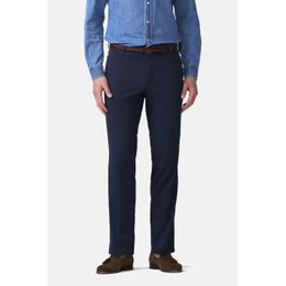 MEYER Herren Chinos "Roma 1-5080", blau, Gr. 50, unifarben, 96% Baumwolle, 4% Elasthan, Hosen, in Regular Fit
