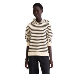 Marc O'Polo MARC O'POLO Damen Sweatshirt "aus Organic Cotton"dunkelblau, Gr. XXS, unifarben, Obermaterial: 100% Baumwolle, Sweatshirts