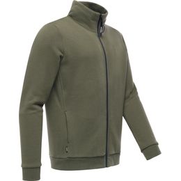 Ragwear Herren Sweatjacke "Jettrys"olivgr&uuml;n, Basic, Gr. XL, Material: 70% Baumwolle, 30% Polyester, Sweatjacken, Weiche Herren Alltagsjacke