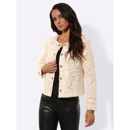 CR&Eacute;ATION L CREATION L Damen Jackenblazer "Baumwoll-Blazer", beige, Gr. 40, 100% Baumwolle, Blazer