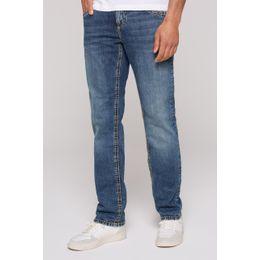 CAMP DAVID Herren Regular-fit-Jeans, blau, Gr. 32, vintage, Denim/Jeans, Material: 99% Baumwolle, 1% Elasthan, Zusatz: Enth&auml;lt nichttextile Teile