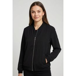 V&eacute;ro Moda VERO MODA Damen Kurzjacke "VMCONNY, leichte Jacke f&uuml;r den &Uuml;bergang", schwarz, Gr. L, unifarben, Web, Obermaterial: 96% Polyester, 4% Elasthan,