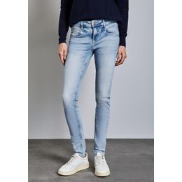 Gerade Jeans Street One, Damen, Gr. 32, L&auml;nge 28, super bleach washed, Jeans, 84% Baumwolle, 13% Polyester, 3% Elasthan, unifarben, lang, Jeans, Middle Waist