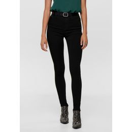 Only Damen Skinny-fit-Jeans "ONLFOREVER BLACK LIFE HW SK SOO796C NOOS", schwarz, Gr. XS, unifarben, Denim/Jeans, Obermaterial: 91% Modal, 8%