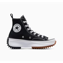 Converse Damen Sneaker "RUN STAR HIKE CANVAS PLATFORM", Gr. 40, schwarz-wei&szlig;, Textil, Schuhe