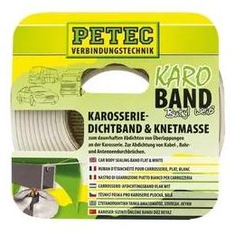 Petec Karosserie-Dichtband Buthyl (20mm x 2mm 3m) 87530 Dichtstoff,Dichtband,Karosseriedichtstoff wei&szlig;