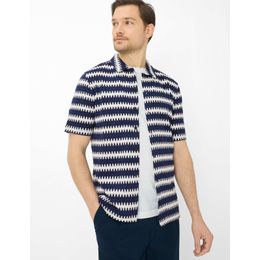 Poloshirt Brax "Style PAJO", Herren, Gr. M (50), navy, 92% Polyester, 8% Elasthan, Shirts