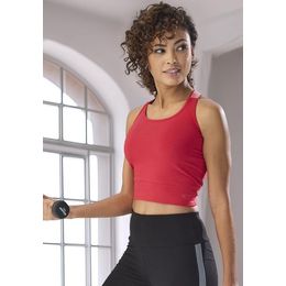 H.I.S. H.I.S Crop-Top rot Gr. XL (48/50) f&uuml;r Damen. Nachhaltig.