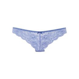 Lascana String kornblumenblau Gr. 36/38 f&uuml;r Damen. Mit Schleife. K&ouml;rpernah