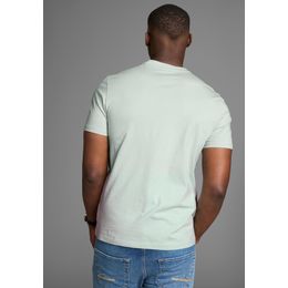 DELMAO Herren T-Shirt, gr&uuml;n, Gr. XXXL, bedruckt, Single Jersey, Obermaterial: 100% Baumwolle, Shirts, mit dezentem Logo-Schriftzug im Club-Design