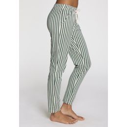 s.Oliver Pyjamahose mehrfarbig Gr. 40/42 f&uuml;r Damen. Mit Allover-Druck. Basic. Nachhaltig.