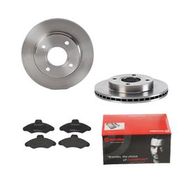 Brembo Bremsensatz-Vorderachse IJDTIDE481 Bremsensatz, Scheibenbremse vorne rechts links innenbel&uuml;ftet 240mm f&uuml;r MAZDA FORD (CHANGAN) 91AB2K021HB 91AB