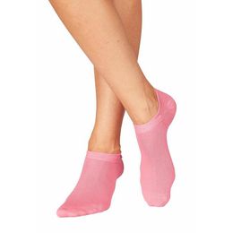 Bench. Sneakersocken 'Niedrige Sneaker Socken, Damen Baumwolle Sportsocken Atmungsaktiv' mehrfarbig Gr. 35-38 f&uuml;r Damen. Mit Logoschriftzug. Elastisch