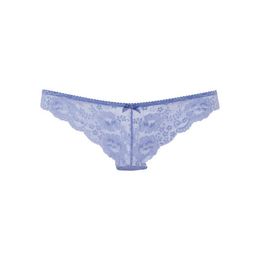 Lascana String kornblumenblau Gr. 48/50 f&uuml;r Damen. Mit Schleife. K&ouml;rpernah